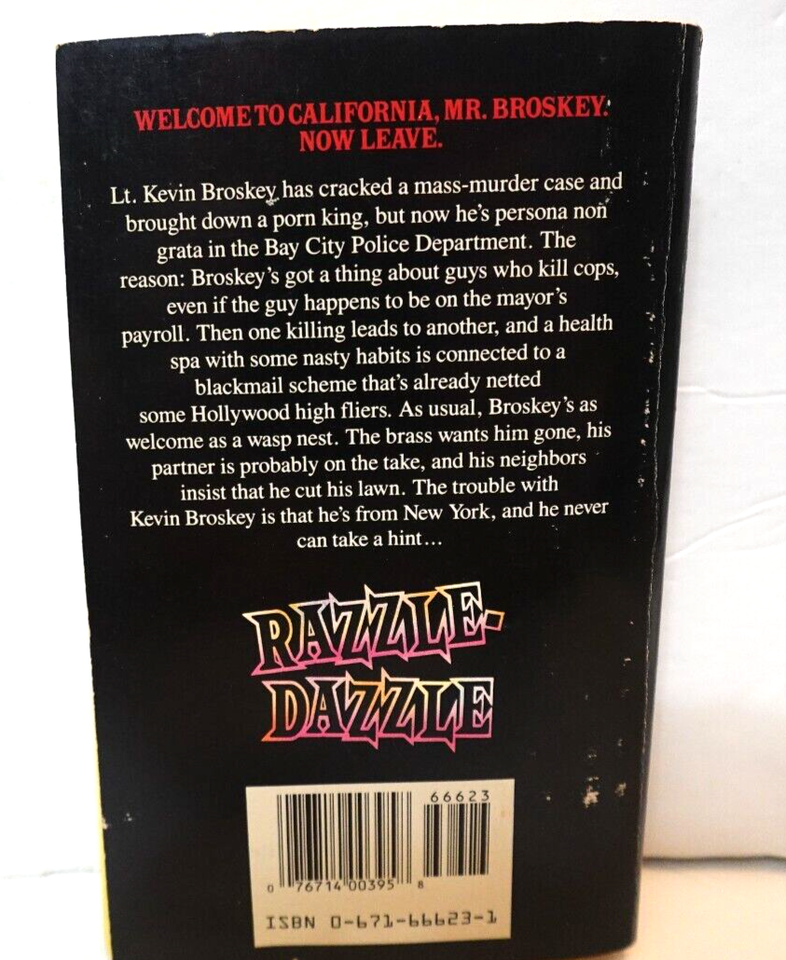 RAZZLE-DAZZLE (by Ed Naha) 1990 Pocket Books paperback book ...