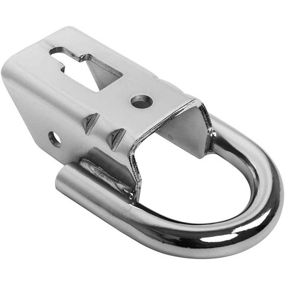 Front Pair Chrome Tow Hooks w/ Hardware For Ford F150 F-150 2004-2024 ...