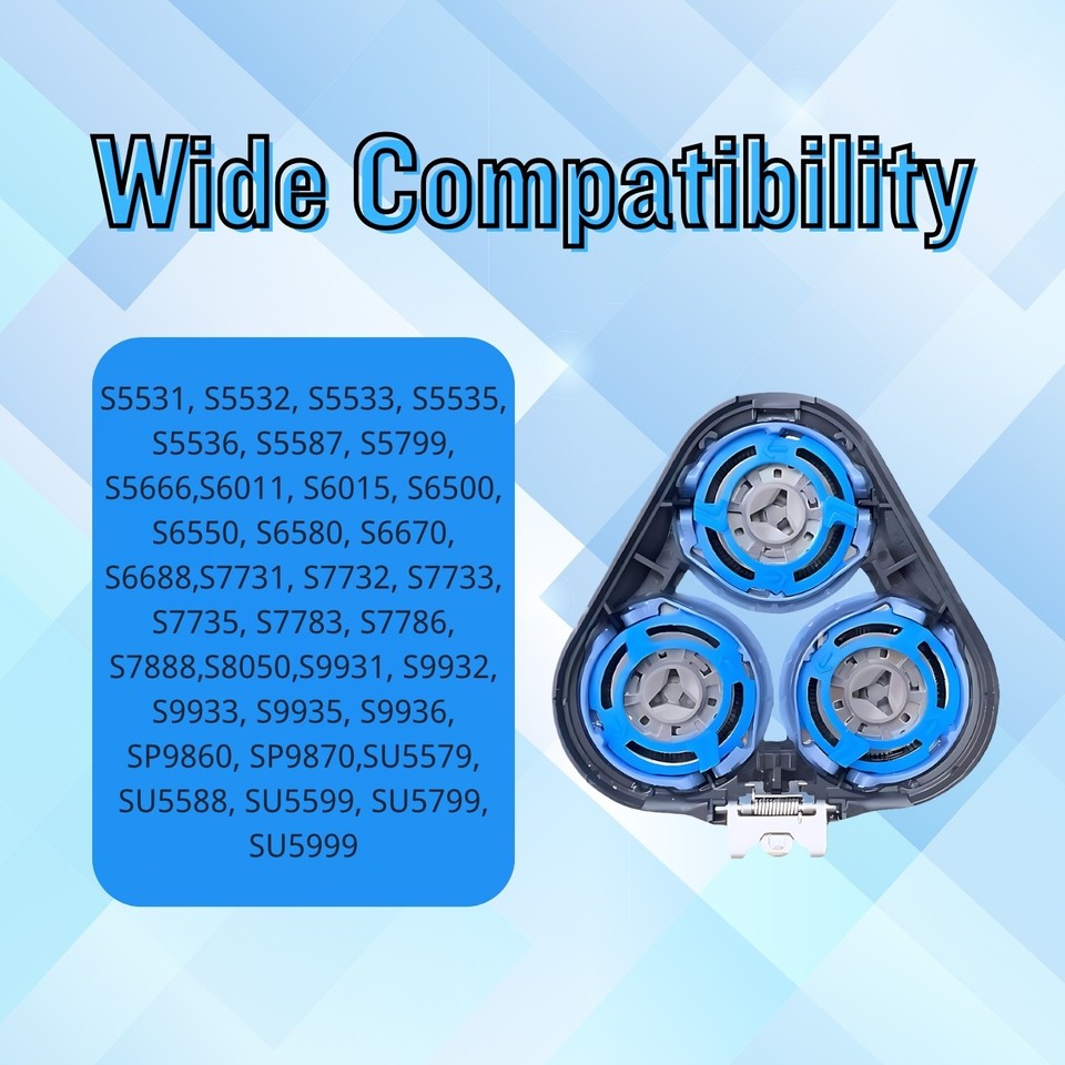 Replacement Shaver Head for Philips S7000 S7731 S7732 S7733 S7735 S7783 ...