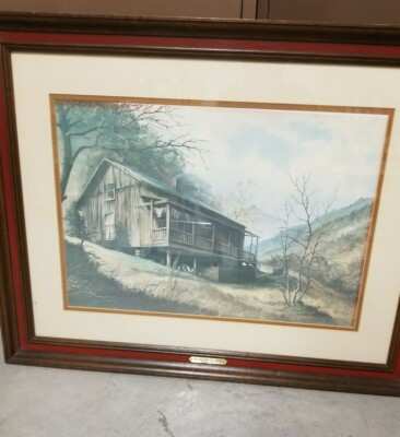 RUSSELL MAY FRAMED PRINT - BUTCHER HOLLER HOME | eBay