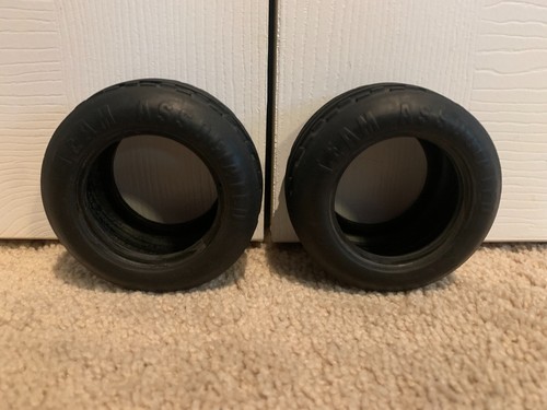 ** TEAM ASSOCIATED ** Vintage Front Truck Tires x2 (PART # 7870) RC10T ...