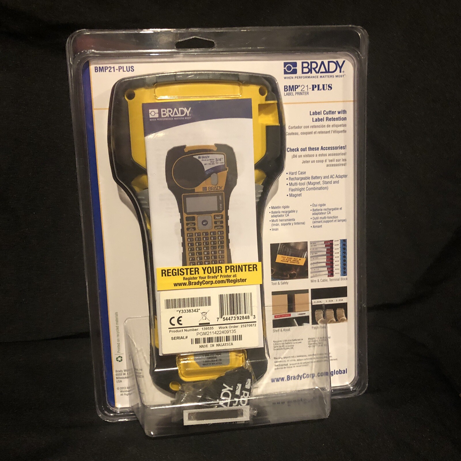 Brady BMP21-PLUS Handheld Label Printer for sale online | eBay