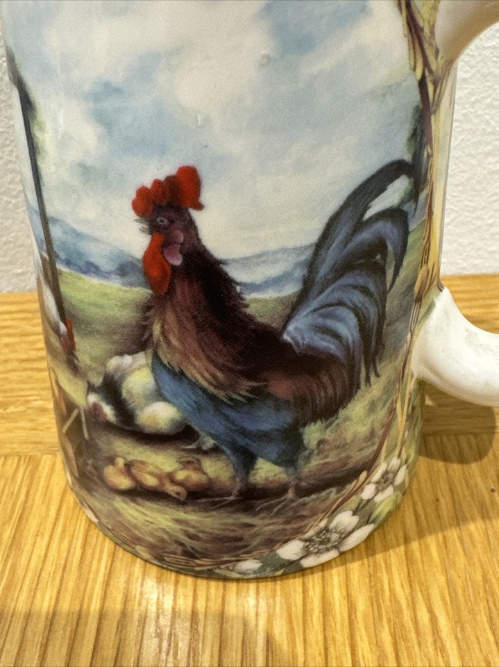 Small Vintage Roselle Blue Ware Jug By Royal Stone China Excellent ...