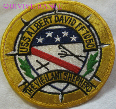 PUS298 - US NAVY USS ALBERT DAVID FF-1050 PATCH - FREGATE | eBay