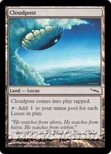 CLOUDPOST Mirrodin MTG Land Locus Com LP | eBay Australia