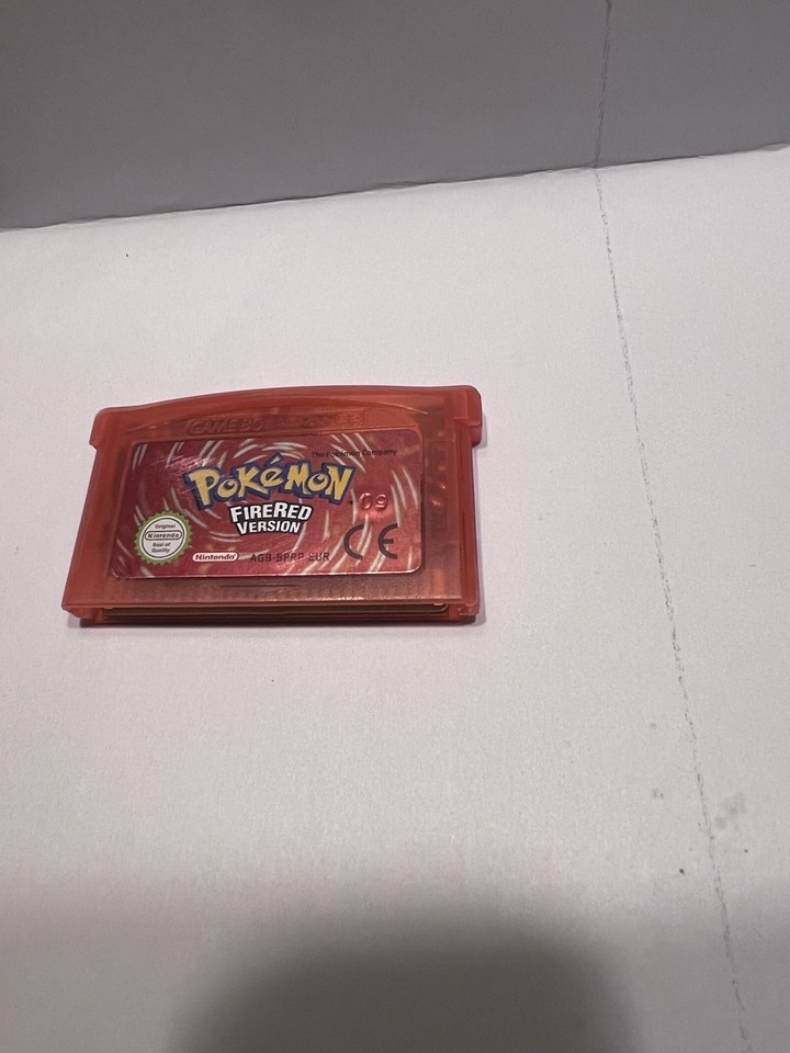 Pokemon Fire Red/Fire Red PAL Eng - Game Boy Advance GBA Nintendo | eBay