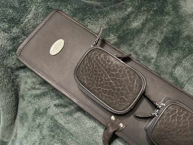Gil Castillo Soft CUE CASE 6x12 Black Leather. | eBay