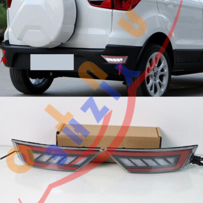 For Ford Ecosport 2013-2020 Rear Bumper LED Fog Light Assembly（DRL）-W ...