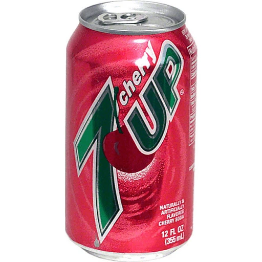 Cherry 7up Can