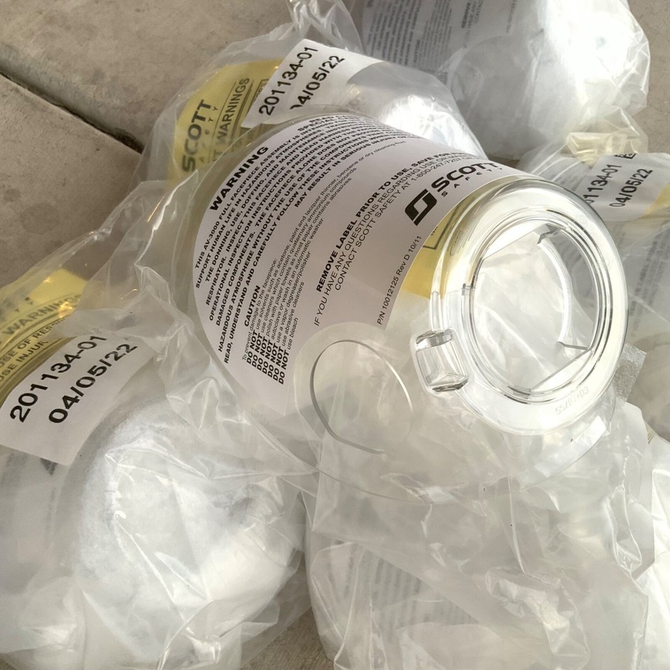 Scott AV3000 HT Fenestra Drilled Coated Replacement Facepiece Lens P/N ...