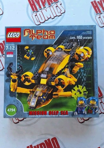Vintage LEGO #4794 Alpha Team AT Command Patrol NEW Deep Sea NOS MIB | eBay