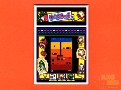 Dig Dug marquee/bezel 2x3" fridge/locker magnet arcade Atari | eBay