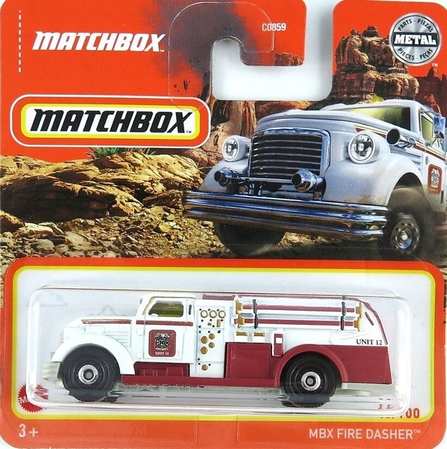 Matchbox HFR53 MBX Fire Dasher (Fire) White/Red 46/100 Scale Approx. 1 64 for sale online | eBay