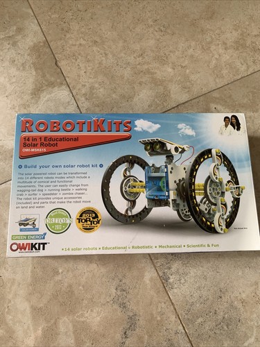 Owlkit Robotikits 14-in-1 Educational Solar Robot Kit Level 2 NEW A181 ...