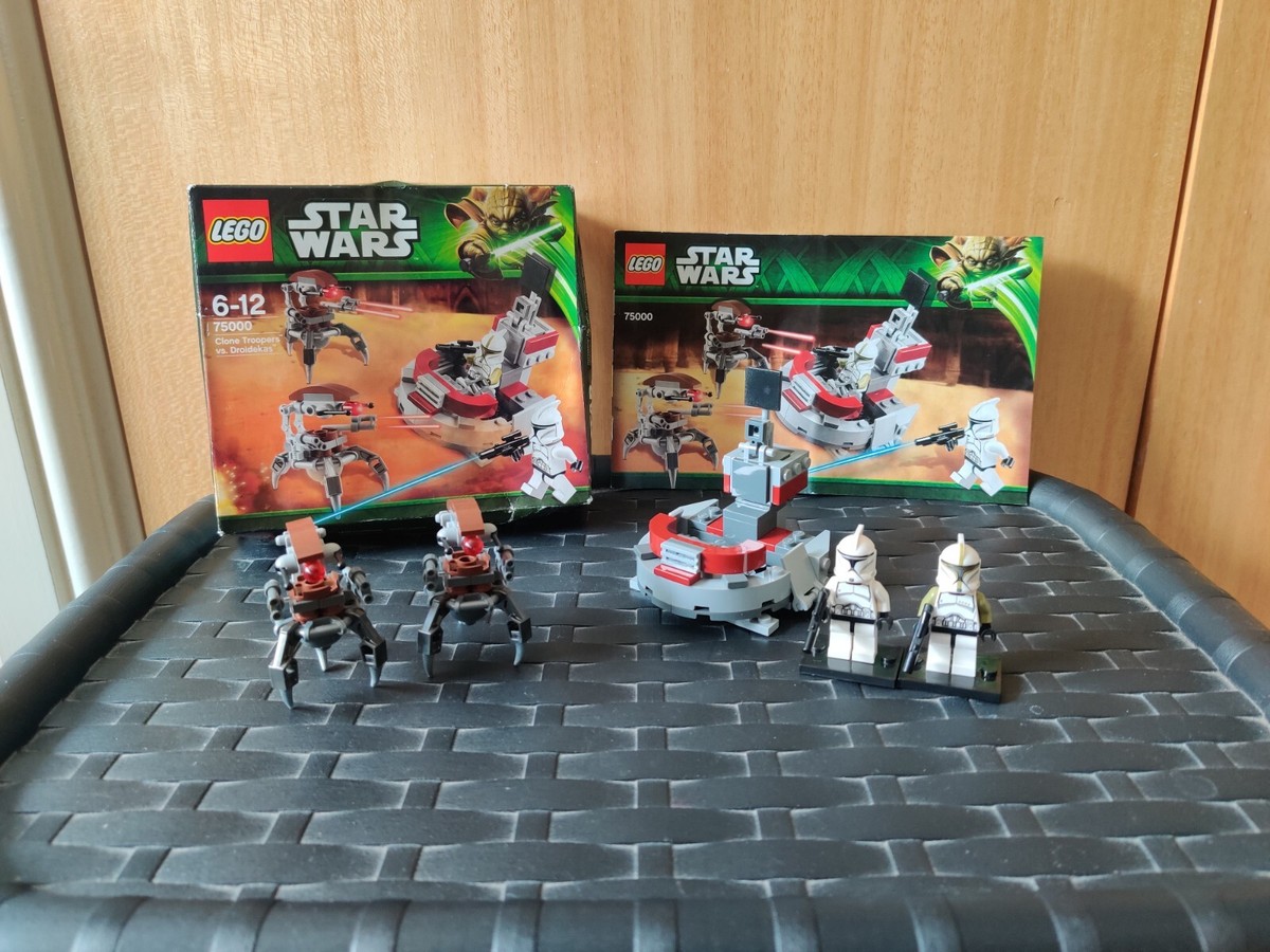Lego Star Wars Klone Troopers Vs Droidekas ᐅ Set • Lego 75000 Star