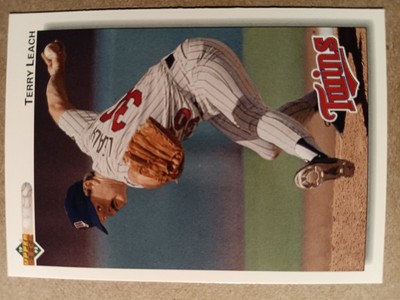TERRY LEACH TWINS 1992 UPPER DECK BASEBALL CARD #311 | eBay