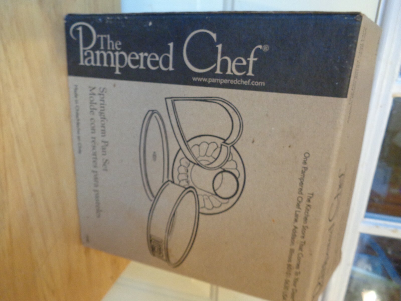 PAMPERED CHEF SPRINGFORM PAN SET #1540 HEART VALENTINE'S DAY INSERT | eBay