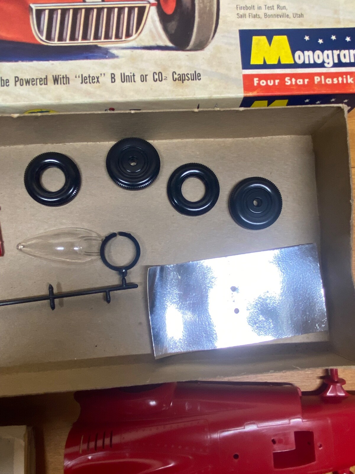 Vintage Monogram Firebolt Jet Power Racer Model Kit | eBay