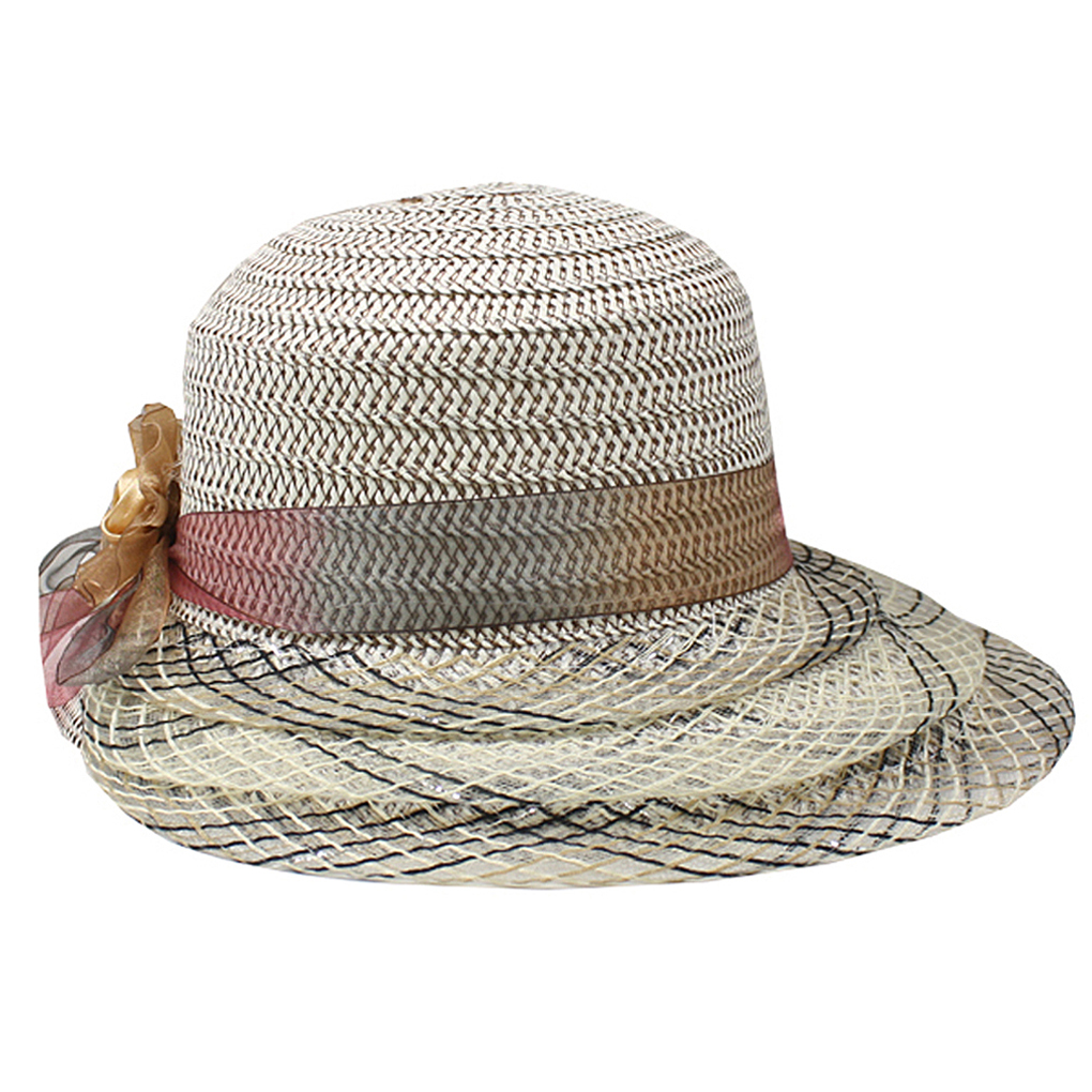 Silver Fever ® Women Summer Fancy Sun Hat Fits All Tan Mix | eBay