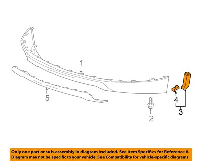 Cadillac GM OEM 17-18 XT5 Front Bumper Grille-Outer Support Left ...