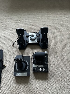 Logitech G X56 H.O.T.A.S Throttle and Joystick Flight Controller- Brand ...