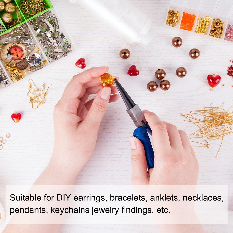 5x10mm Screw Eye Pins Set, 600Pcs Metal Threaded Eye Pin, Multicolored ...