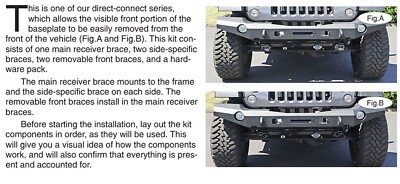 Roadmaster 521455-5 Direct-Connect Base Plate Kit For 2010-17 Jeep ...