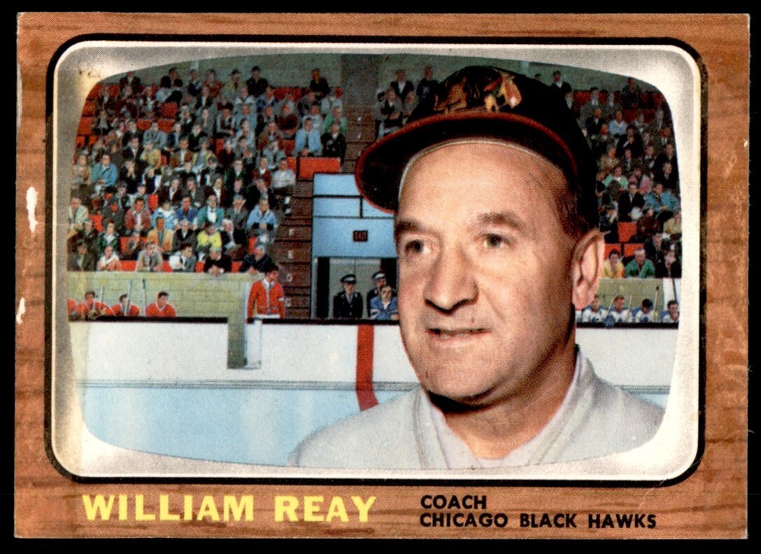 1966-67 Topps Billy Reay #53 Chicago Blackhawks | eBay