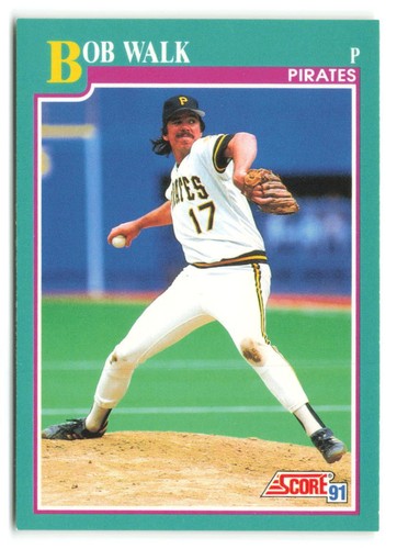 1991 Score Bob Walk #599 Pittsburgh Pirates BASEBALL Card | eBay