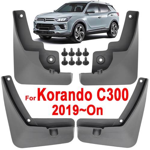 Splash Guard Mud Flaps Mudguards Rear Front for Ssangyong Korando C300 ...
