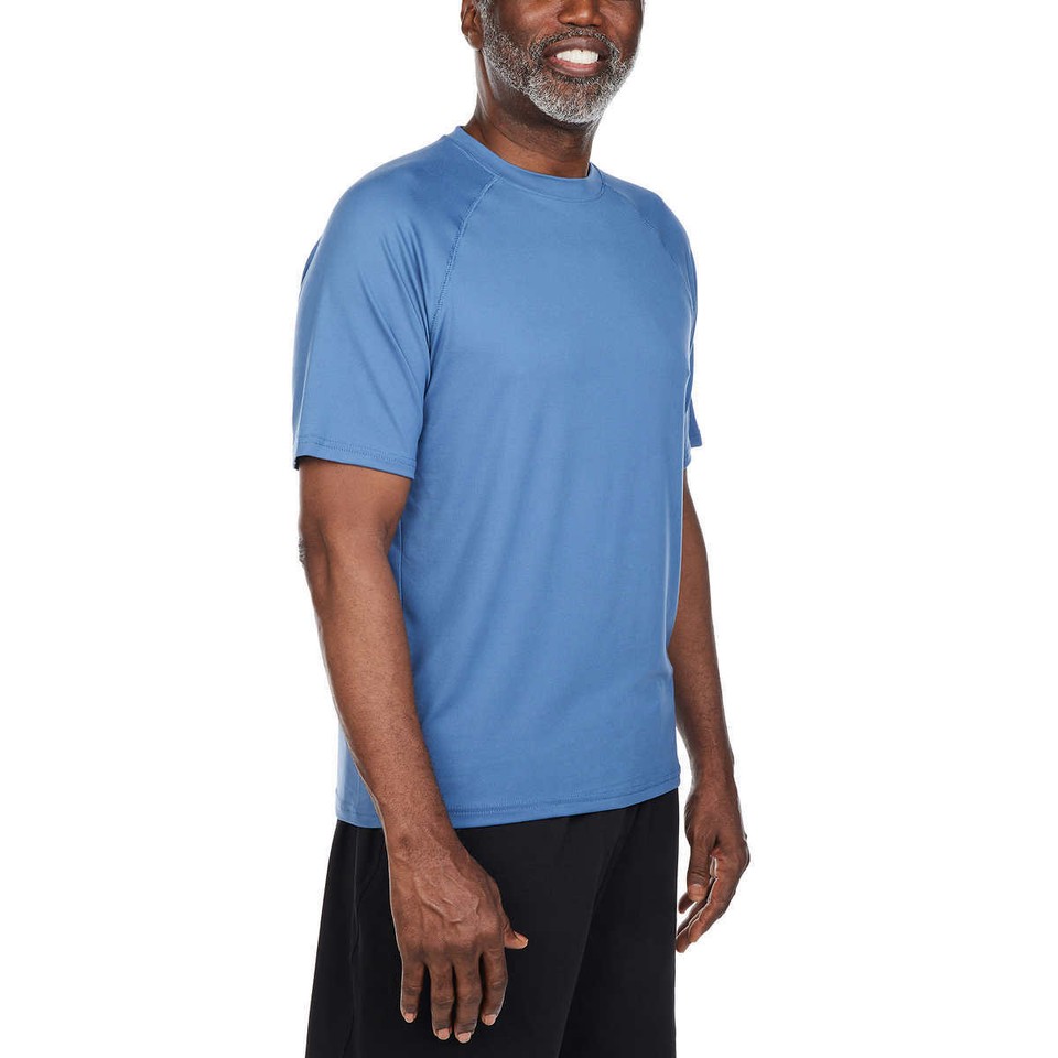 Glacier Performance Men's UPF 30 Moisture Wicking Short Sleeve T-Shirts ...
