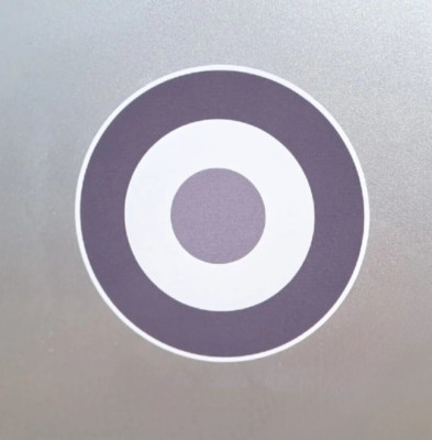 LARGE Grey Roundel RAF MOD target Vinyl Sticker Decal For Scooter Car ...