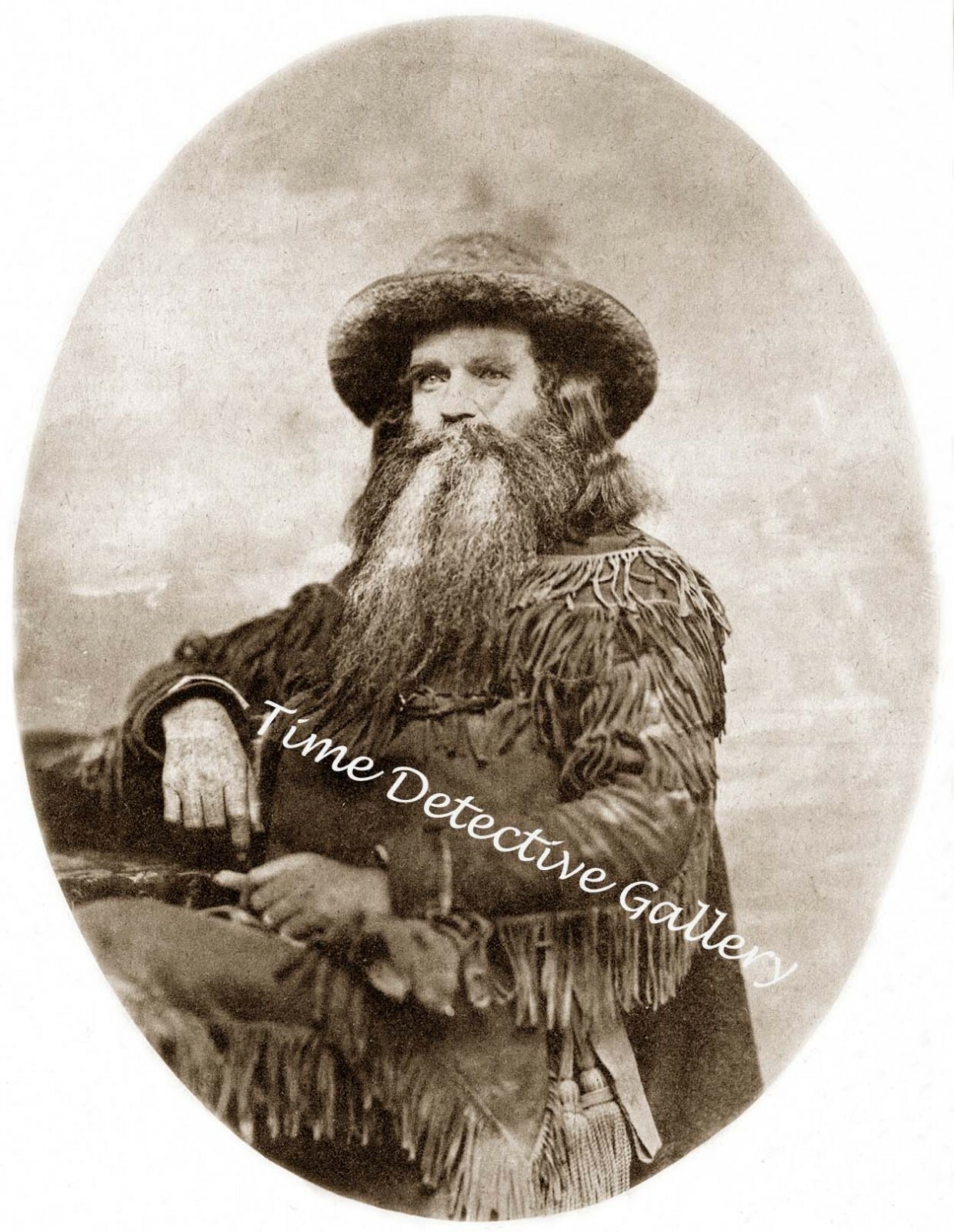 Mountain Man Seth Kinman - 1865 - Historic Photo Print | eBay