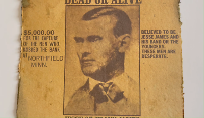 Real Wanted Poster Wild West
