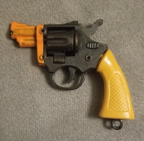 Mini cap gun Smith & Wesson Revolver Cap Gun Police model keychain | eBay