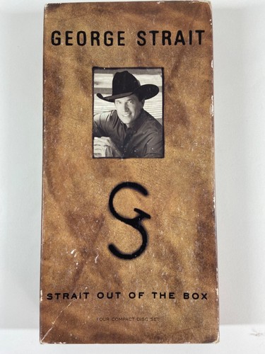 George Strait - Strait Out of the Box 4 Discs Set CD 1995 MCA With Book ...