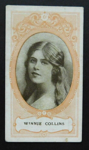 Wills Scissors Cigarette Card 1915 Actresses Orange Surround #22 Winnie ...