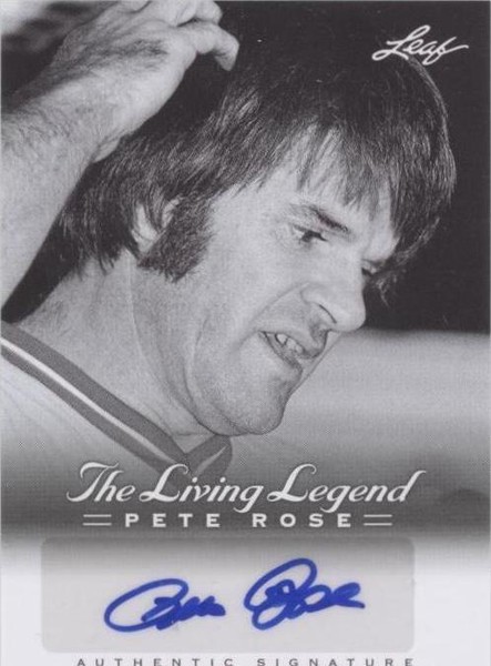 2012 Leaf Pete Rose The Living Legend - Autographs #AU-16 Pete Rose (AU ...