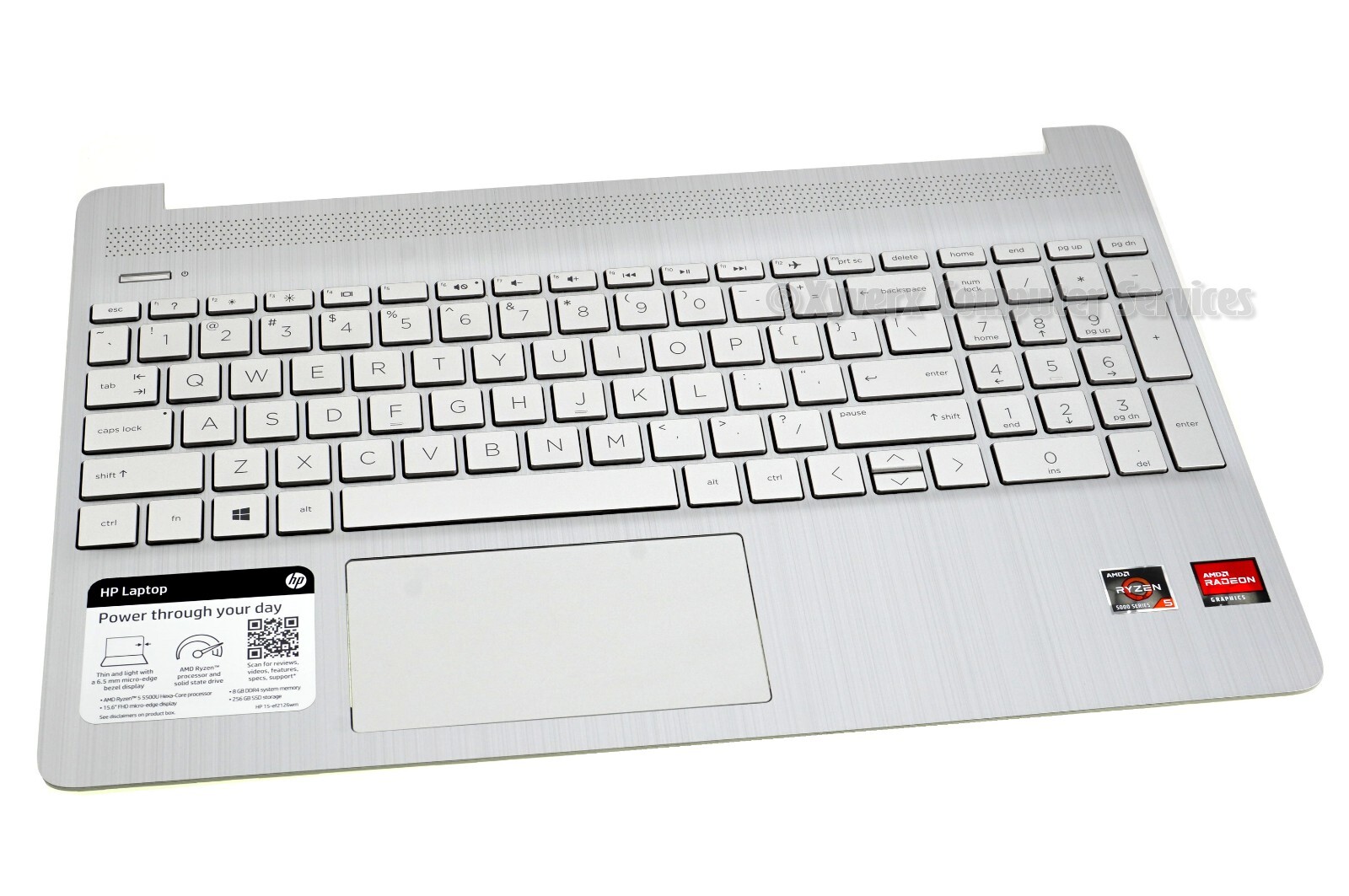 M17184-001 EA0P500601A OEM HP TOP COVER W KB SILVER 15-EF2126WM (GRD B ...