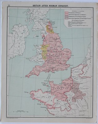 William The Conqueror Map