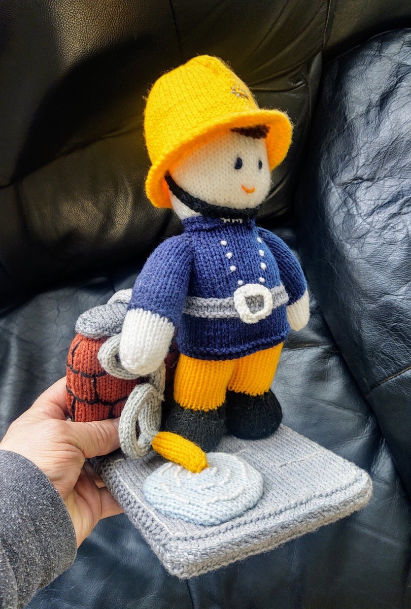 Fireman Sam Knitting Pattern Fireman And Police Officer Package