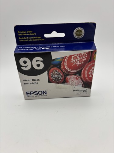 NEW OEM EPSON 96 T096920 LIGHT BLACK GRAY INK CARTRIDGE SEALED BOX 2014 ...