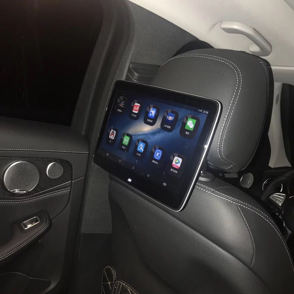 Plug And Play Car TV Screen Android 12.0 Headrest With Monitor For ...