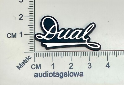 Dual Incised Acrylic Turntable Badge Logo Custom Made Self Stick | eBay
