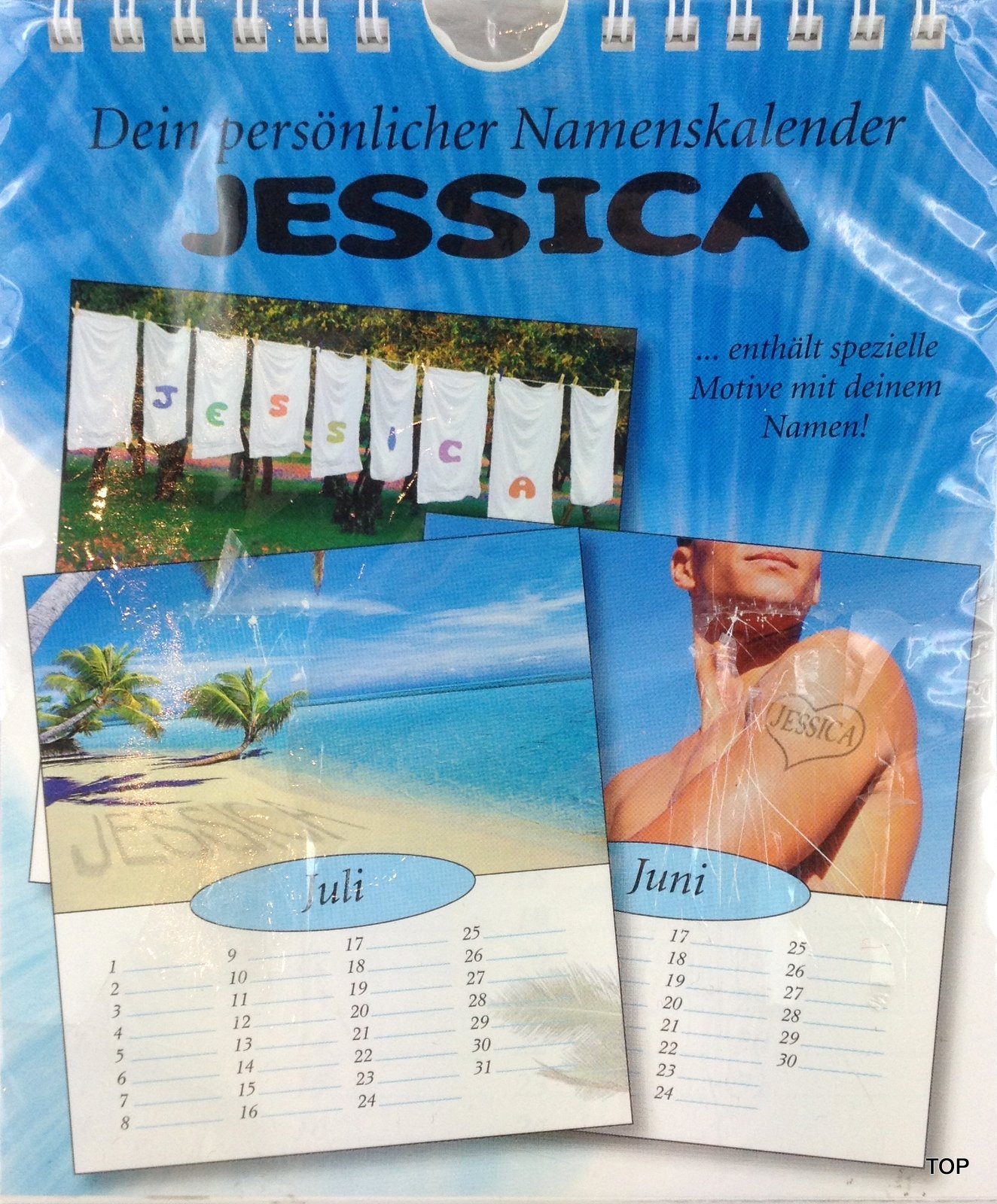 Dein persönlicher Namenskalender Geburtstag eigener Vorname Kalender ...