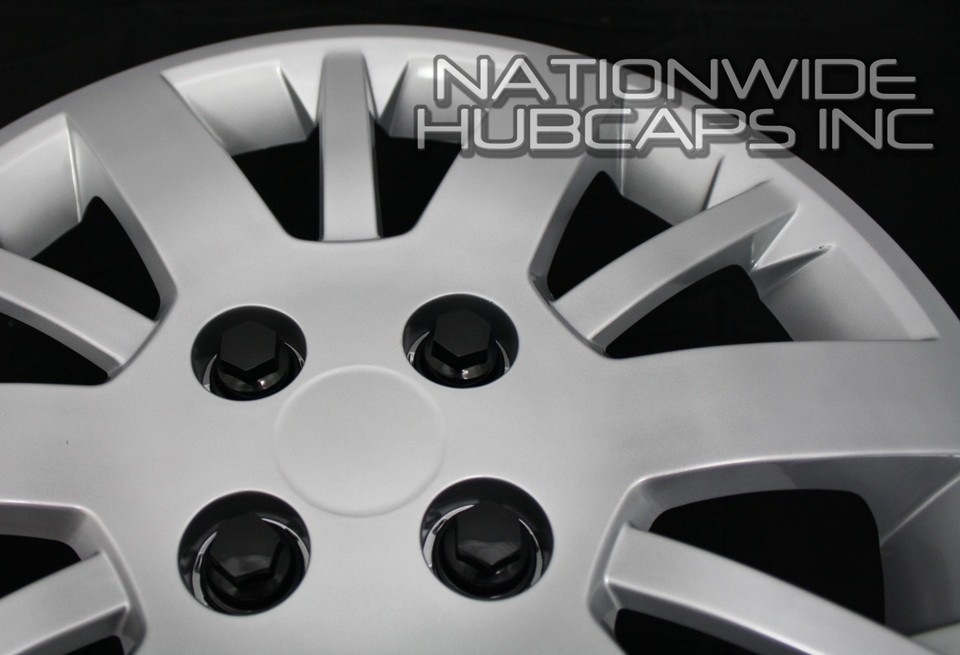 4 fit Chevy Cobalt Aveo G5 2005-11 Bolt On 15" 4 Lug Hub Caps Full ...