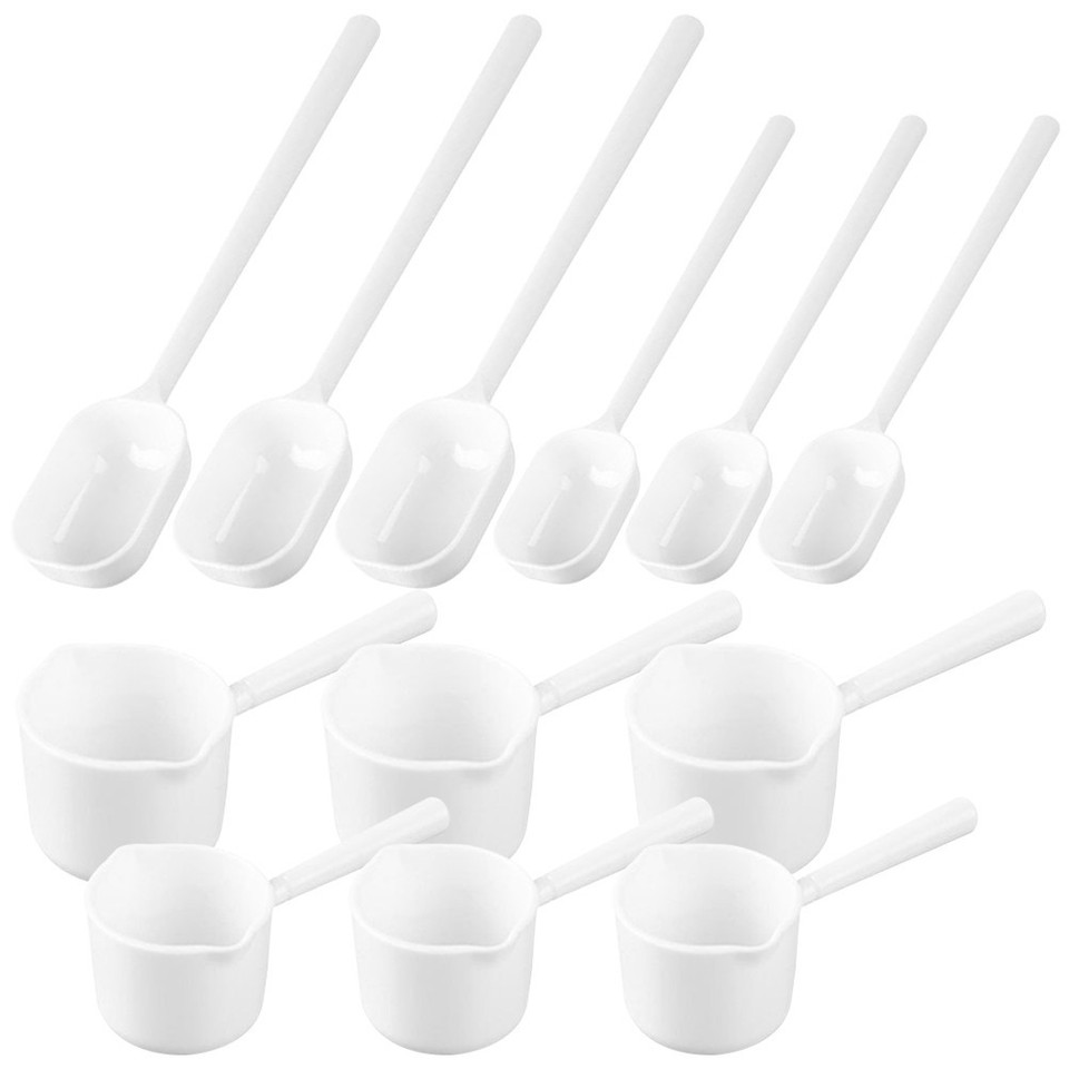 20 Pcs Powders Measuring Spoons Protein Powder Scoops Household Kitchen ...