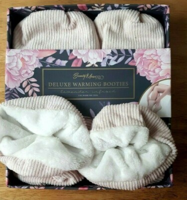 Beauty Muse Womens Spa Warming Booties Slippers - NIB | eBay