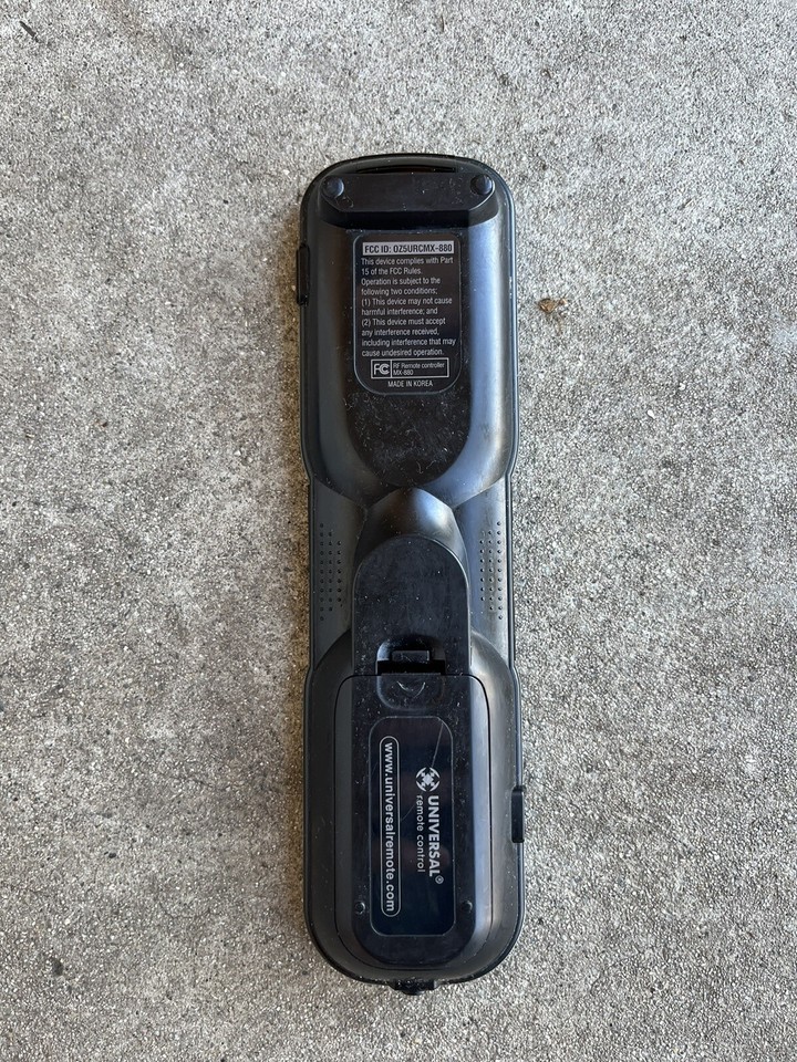 Universal Remote Control URC MX-880 Programmable Remote No Charger No ...