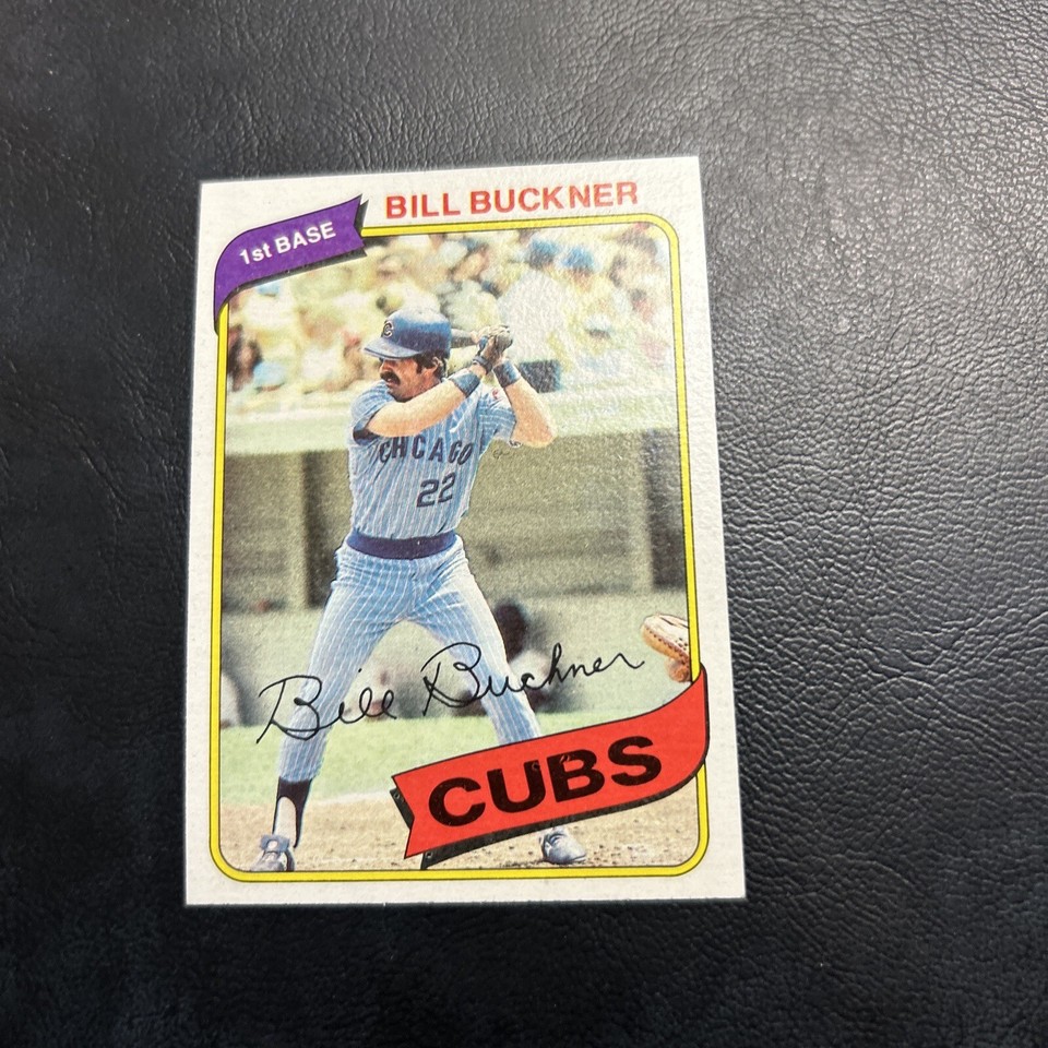 #135 Bill Buckner Chicago cubs 1980 Topps Baseball Card Cb20-2 | eBay